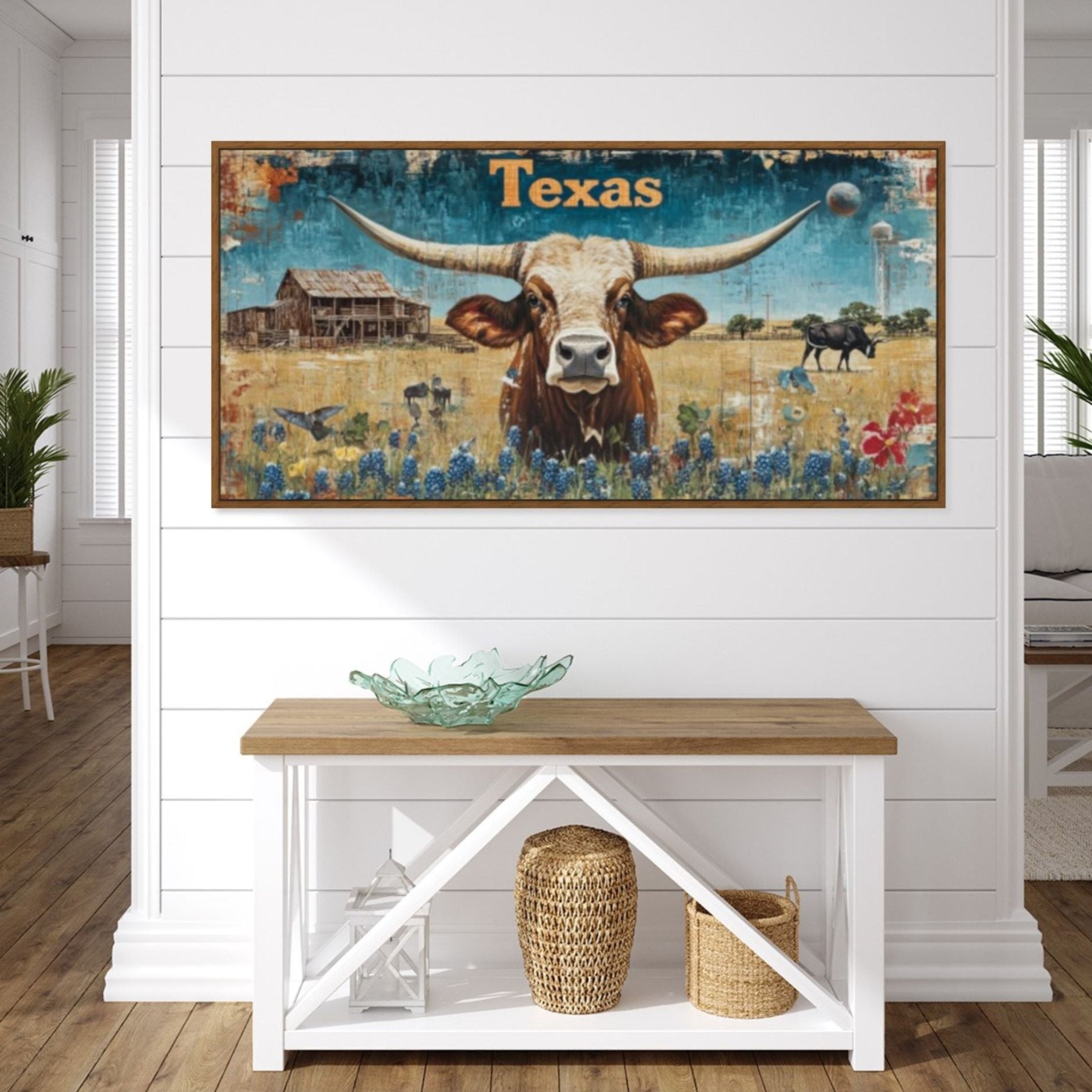 Texas Dreams Wall Art: Rustic Home Decor